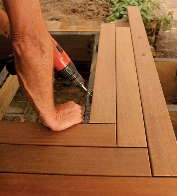 Instalación tarima madera IPE para exterior precios y fotos